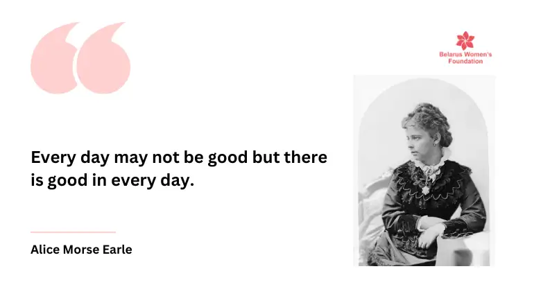 "Every day may not be good but there is good in every day," - Alice ...
