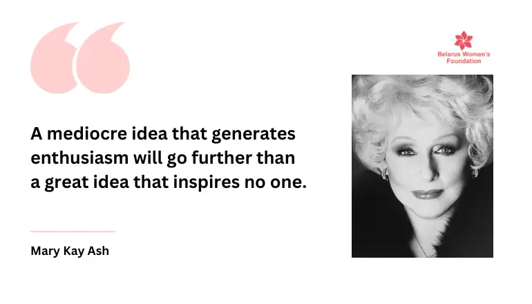 "A mediocre idea that generates enthusiasm will go further than a great ...