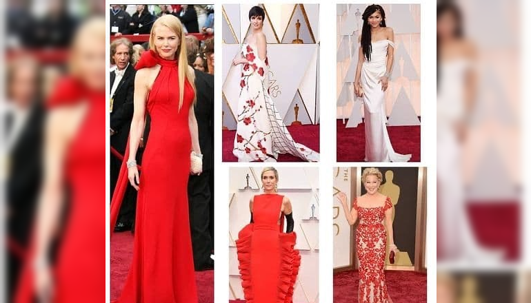 Oscar Ceremony's 2021 guests chose a specific combination of colors ...